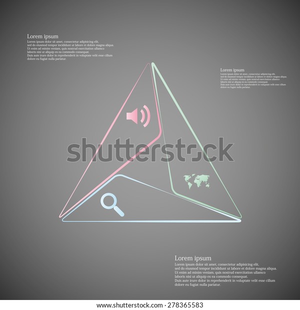 Illustration Infographic Consists Three Separate Parts Stock Vector ...