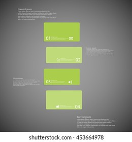 Illustration Infographic Template Shape Bar Object Stock Vector ...