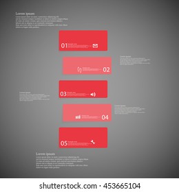 Illustration Infographic Template Shape Bar Object Stock Vector ...