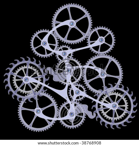 Illustration Interlocking Cogs Gears Stock Vector (Royalty Free ...