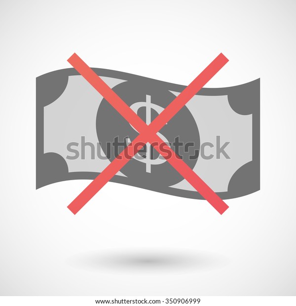Illustration Isolated Not Allowed Cross Icon Stock Vector (Royalty Free ...