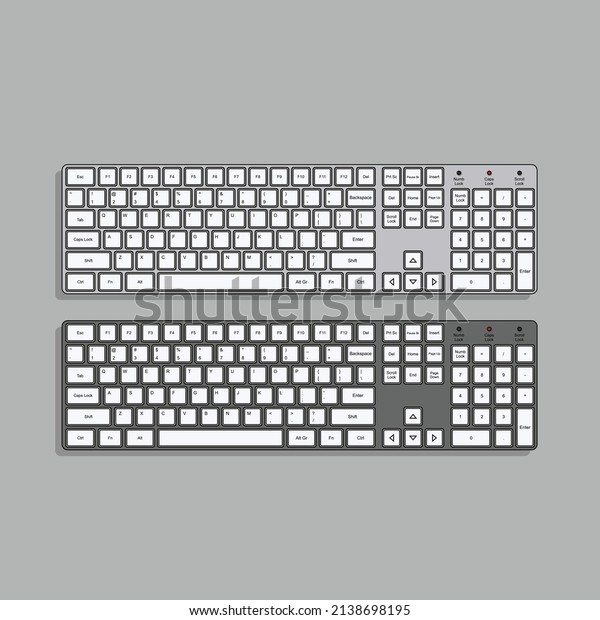 Illustration Keyboard Cartoon Vector Drawing: เวกเตอร์สต็อก (ปลอดค่า ...