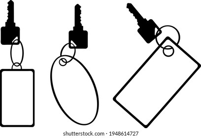 Illustration Keys Tags Stock Vector (Royalty Free) 1948614727 ...
