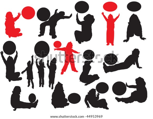 Illustration Kids Ball Stock Vector (Royalty Free) 44953969 | Shutterstock