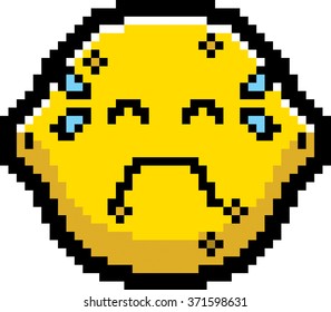 Illustration Lemon Crying 8bit Cartoon Style: เวกเตอร์สต็อก (ปลอดค่า ...