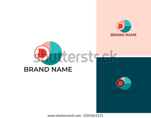 Illustration Letter D Simple Modern Logo Stock Vector (Royalty Free ...