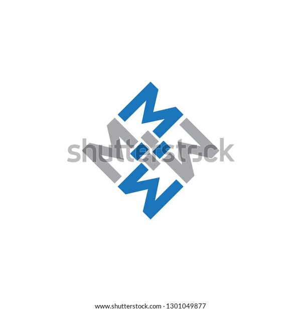 Illustration Letter M Vector Shapes Square Stock Vector (Royalty Free ...