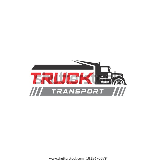 Illustration Logo Design Transport Logistic Express Stock Vector ...