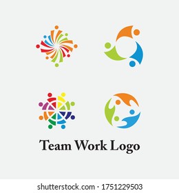 Illustration Logo Teams Work Full Collor: Vector có sẵn (miễn phí bản ...