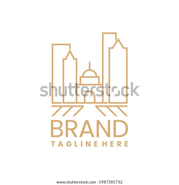 Illustration Logo Vector Graphic Building Perfect Stock Vector (Royalty ...