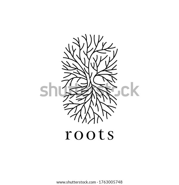 Illustration Logo Vector Graphic Trees Fibrous Stock Vector (Royalty ...