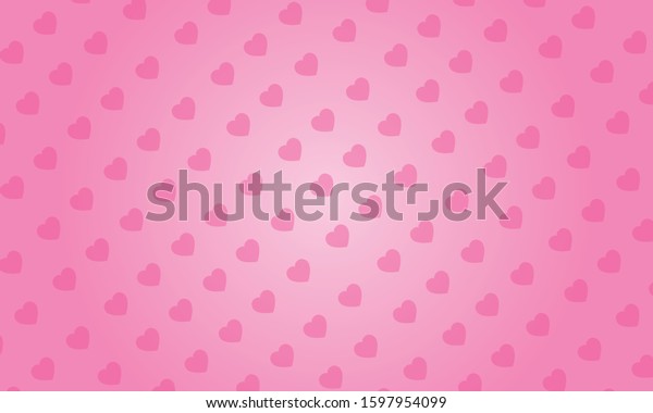 Illustration Love Background Pattern Pink Colour Stock Vector (Royalty ...