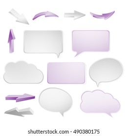 Illustration Messages Arrows Stock Vector (Royalty Free) 490380175