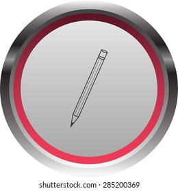Illustration Modern Icon Pen Stock Vector (Royalty Free) 285200369 ...