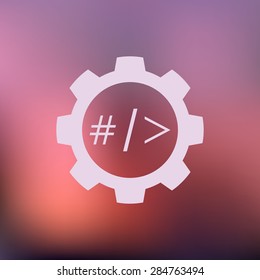 Illustration Modern Icon Settings Stock Vector (Royalty Free) 284763494 ...