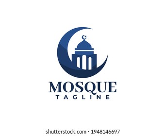 Illustration Mosque Modern Islamic Logo Good Stock Vector (Royalty Free ...