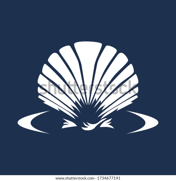 Illustration Nice Shiny Sea Shell Stock Vector (Royalty Free ...