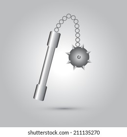 Illustration Ninja Weapon Cartoon Vector Stock Vector (Royalty Free ...