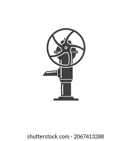 Illustration Old Hand Water Pump Vector Stock Vector (Royalty Free ...