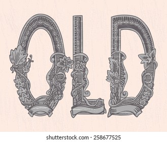Illustration Old Letters Stock Vector (Royalty Free) 258677525 ...