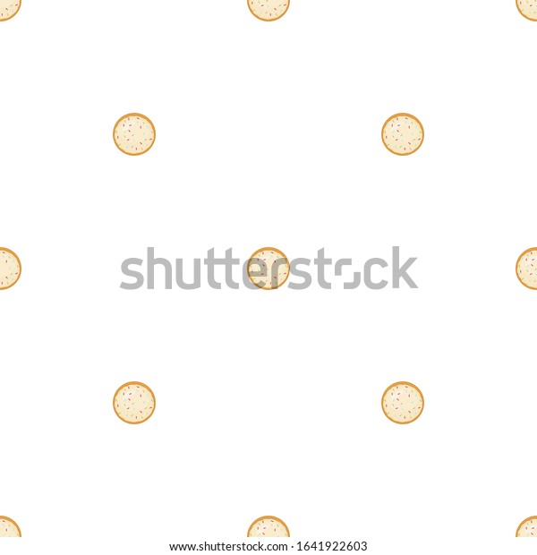 Patrón de color consistente en cookies: vector de stock (libre de ...