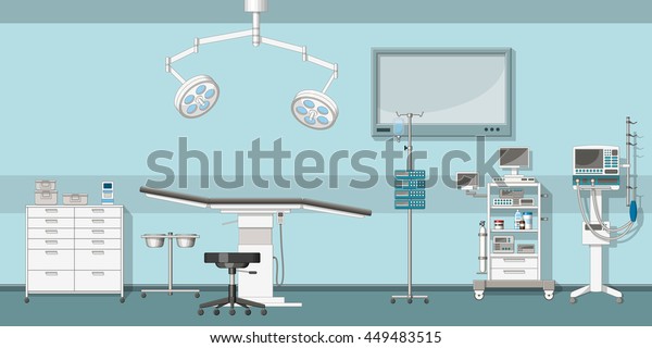Illustration Operating Room Stock Vector (Royalty Free) 449483515