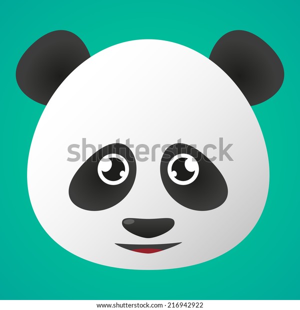 Illustration Panda Avatar Stock Vector (Royalty Free) 216942922