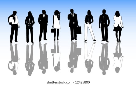 Illustration People Shadow Stock Vector (Royalty Free) 15285184