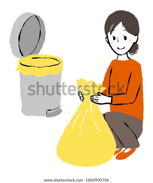 Illustration People Cleaning Stock Vector (Royalty Free) 1860900706 ...