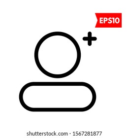 Illustration People Plus Icon Stock Vector (Royalty Free) 1567281877 ...