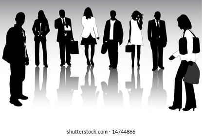 Illustration People Shadow Stock Vector (Royalty Free) 14744866 ...