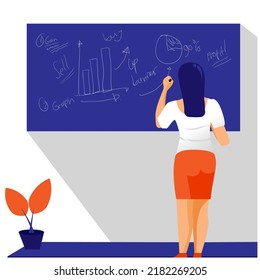 Illustration Person Explained Business Stock Vector (Royalty Free ...