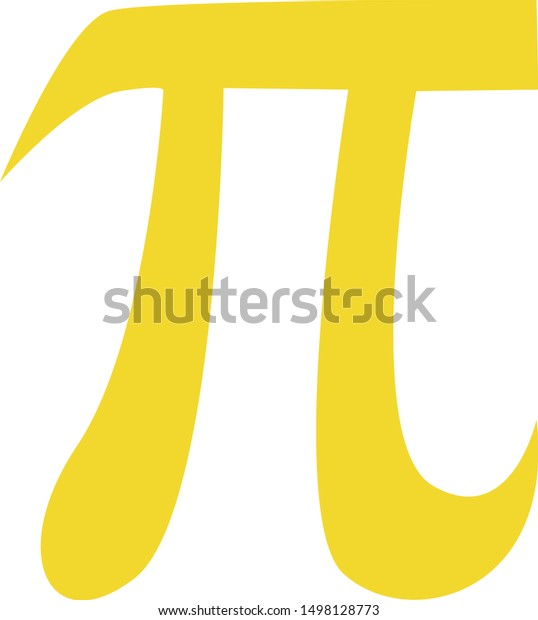 Illustration Pi Symboltshirt Print Vector Illustration Stock Vector ...