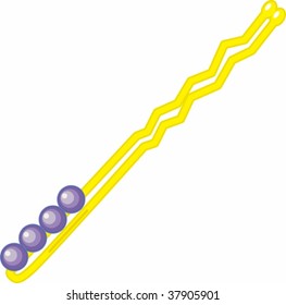 Illustration Pin On White Stock Vector (Royalty Free) 37905901 ...