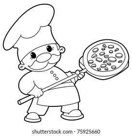 50,299 Chef outline Images, Stock Photos & Vectors | Shutterstock