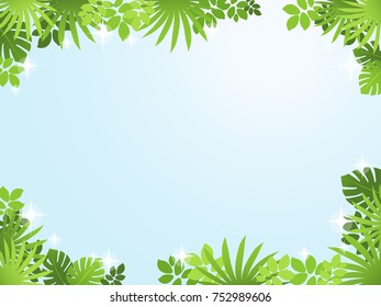 Illustration Plant Frame Stock Vector (Royalty Free) 752989606 ...