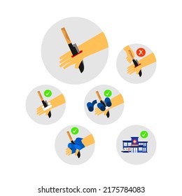 1,182 Punctured wound Images, Stock Photos & Vectors | Shutterstock