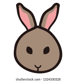 Illustration Rabbit Stock Vector (Royalty Free) 1324330328 | Shutterstock