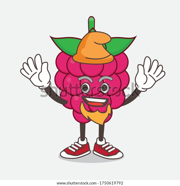 Illustration Raspberry Fruit Cartoon Mascot Character Stock Vector ...