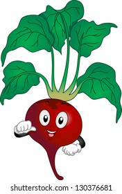 Strong Superhero Beetroot Flexing Vector Cartoon Stock Vector (Royalty ...