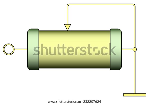 Illustration Rheostat Icon Stock Vector (Royalty Free) 232207624 ...