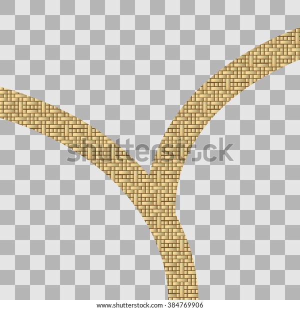 Illustration Road Made Gold Stock Vector (Royalty Free) 384769906 ...