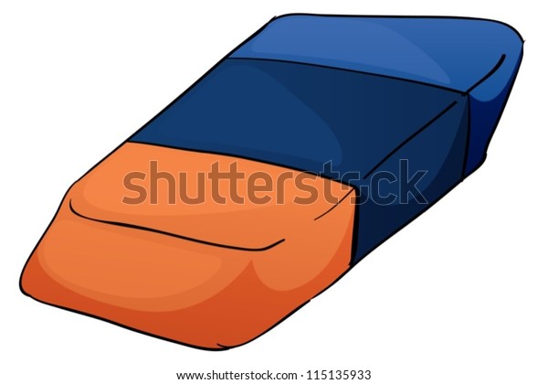 Illustration Rubber On White Background Stock Vector (Royalty Free ...