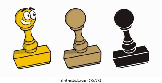 4,115 Rubber stamp cartoon Images, Stock Photos & Vectors | Shutterstock