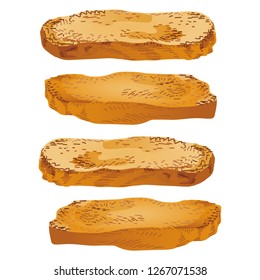 Illustration Rusk Stock Vector (Royalty Free) 1267071538 | Shutterstock
