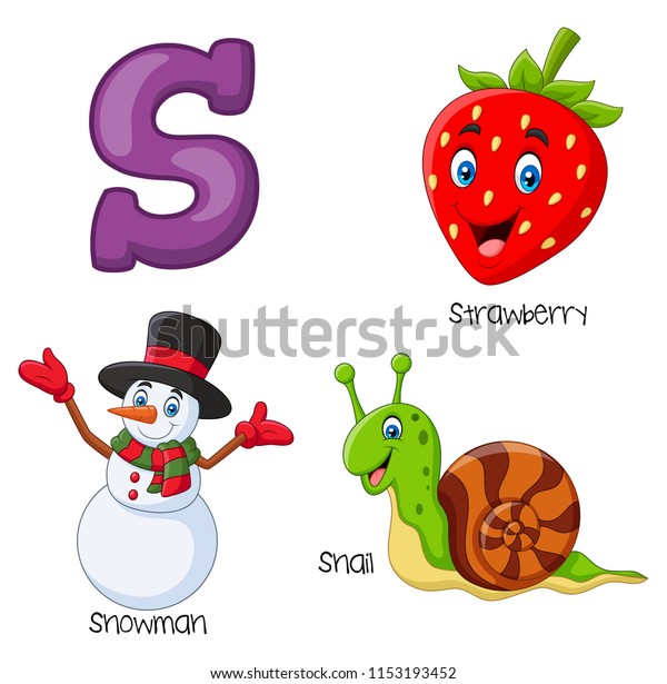 Illustration S Alphabet Stock Vector (Royalty Free) 1153193452