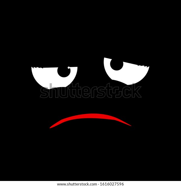 Illustration Sad Cartoon Atmosphere Stock Vector (Royalty Free ...
