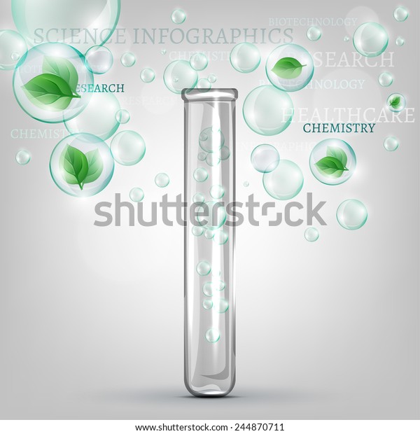 Illustration Science Infographic Vector Image Stock Vector (Royalty ...