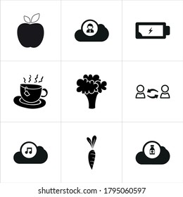 Conjunto de ilustraciones de iconos mixtos: vector de stock (libre de ...
