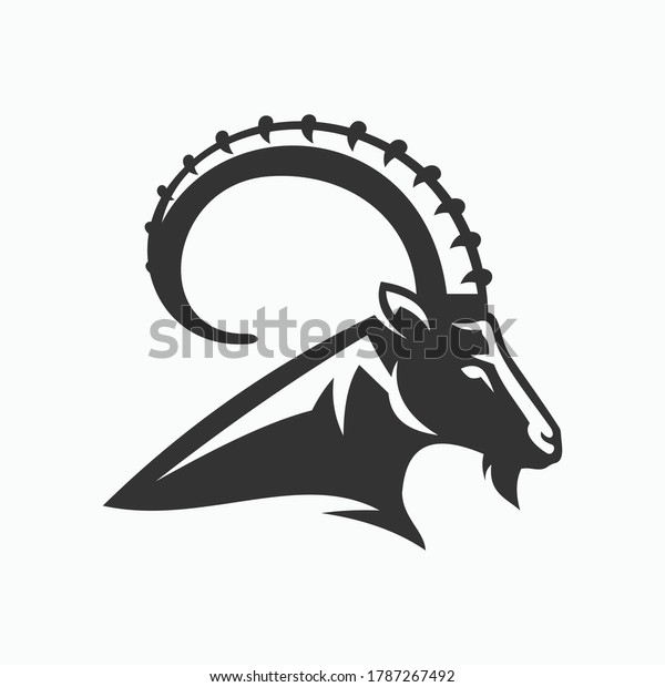 Illustration Sheep Head Logo Stock Vector (Royalty Free) 1787267492 ...